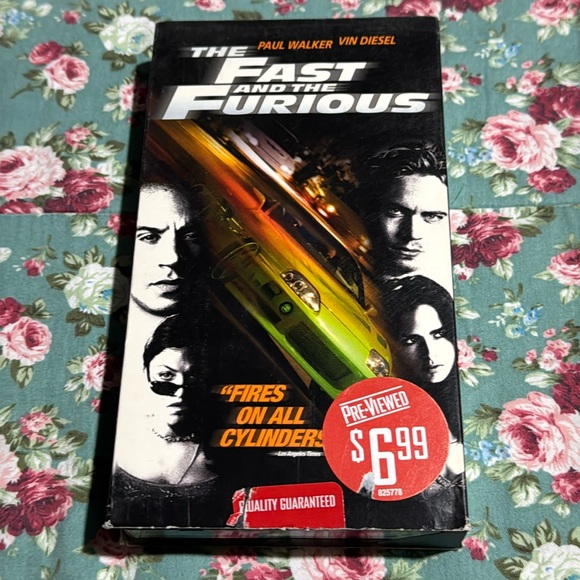 Media | The Fast And The Furious Vhs First Movie In The Franchise ...